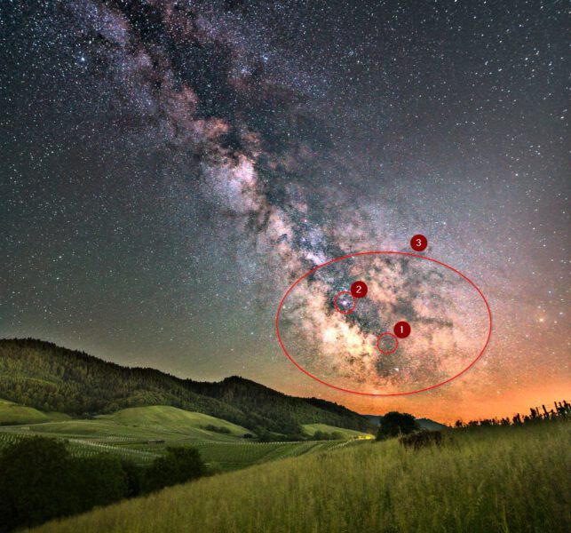 Milchstraße fotografieren: Das galaktische Zentrum / Sagittarius A* ...